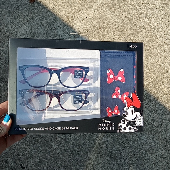 Disney | Accessories | Disney Minnie Mouse Reading Glasses With Soft ...